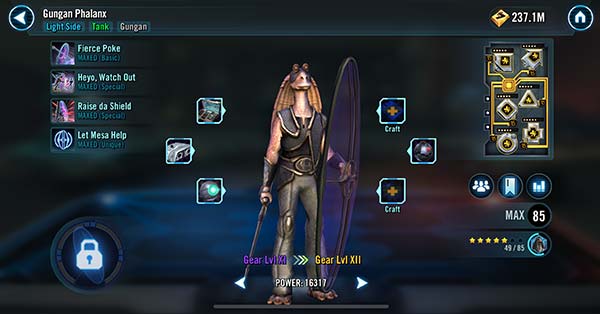 Mods for Gungans: SWGoH - Best Mods for the Gungan Faction